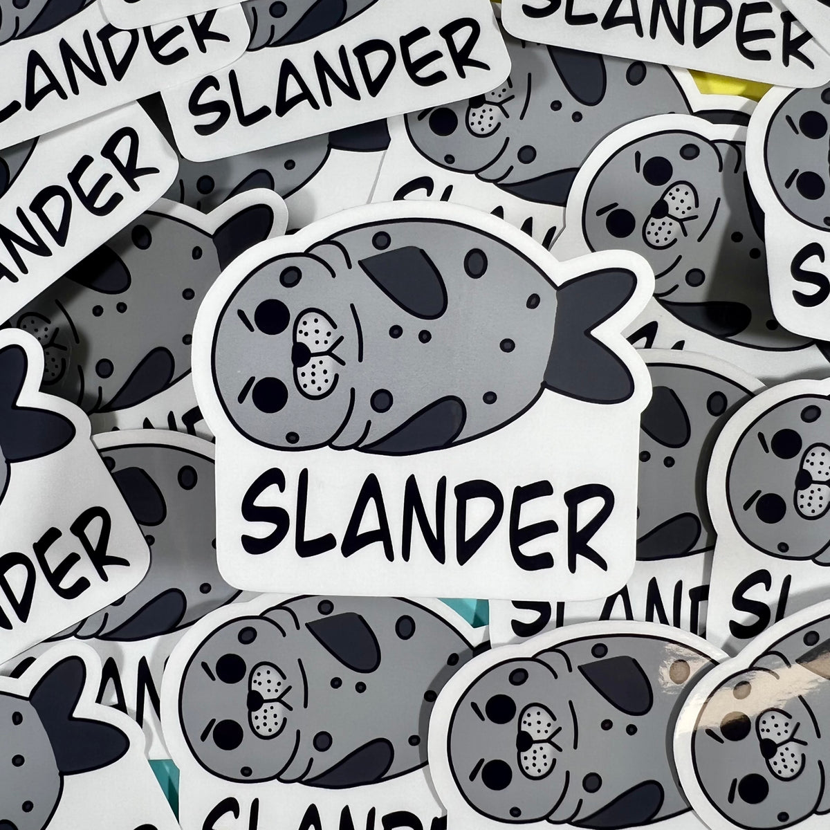 Slander Seal Sticker – Frog and Fern Studios