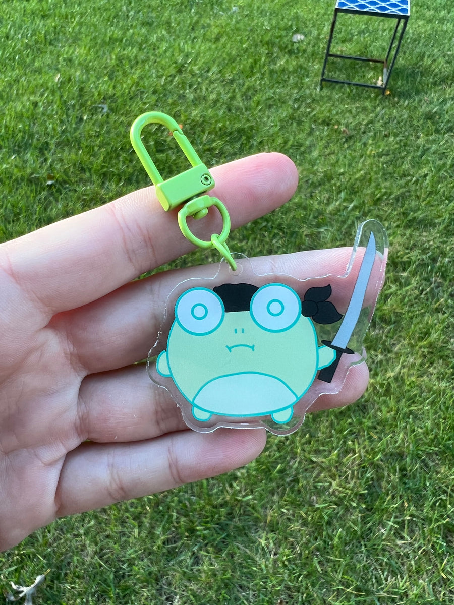 Ninja Frog keychain – Frog and Fern Studios
